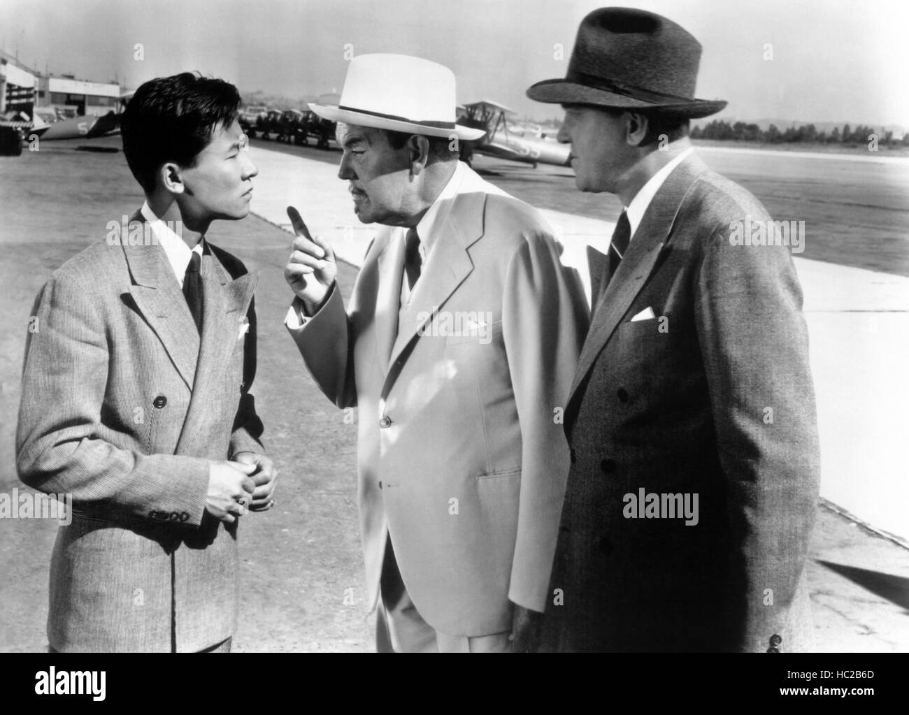 MURDER OVER NEW YORK, from left: Victor Sen Yung, Sidney Toler, Donald MacBride, 1940, TM ...