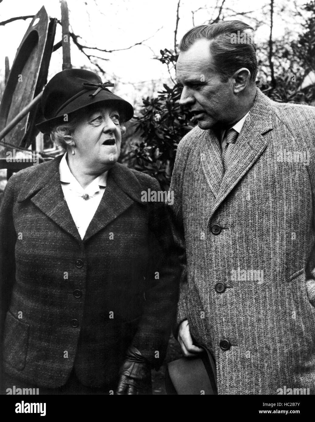 MURDER, SHE SAID, Margaret Rutherford, Arthur Kennedy, 1961 Stock Photo ...