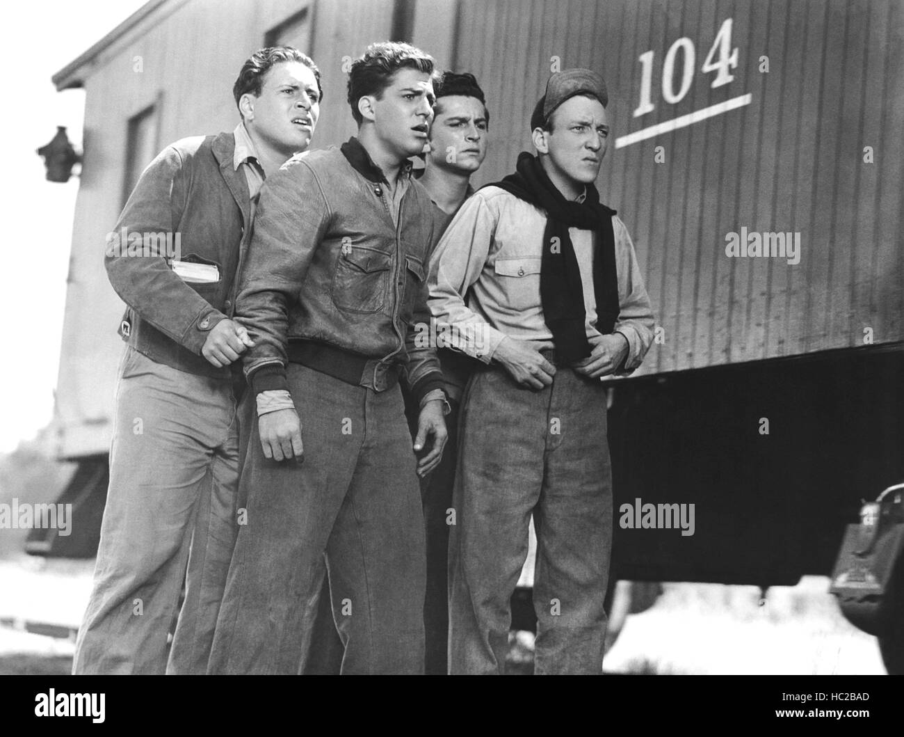 MUG TOWN, from left, Bernard Punsly, Billy Halop, Gabriel Dell, Huntz ...