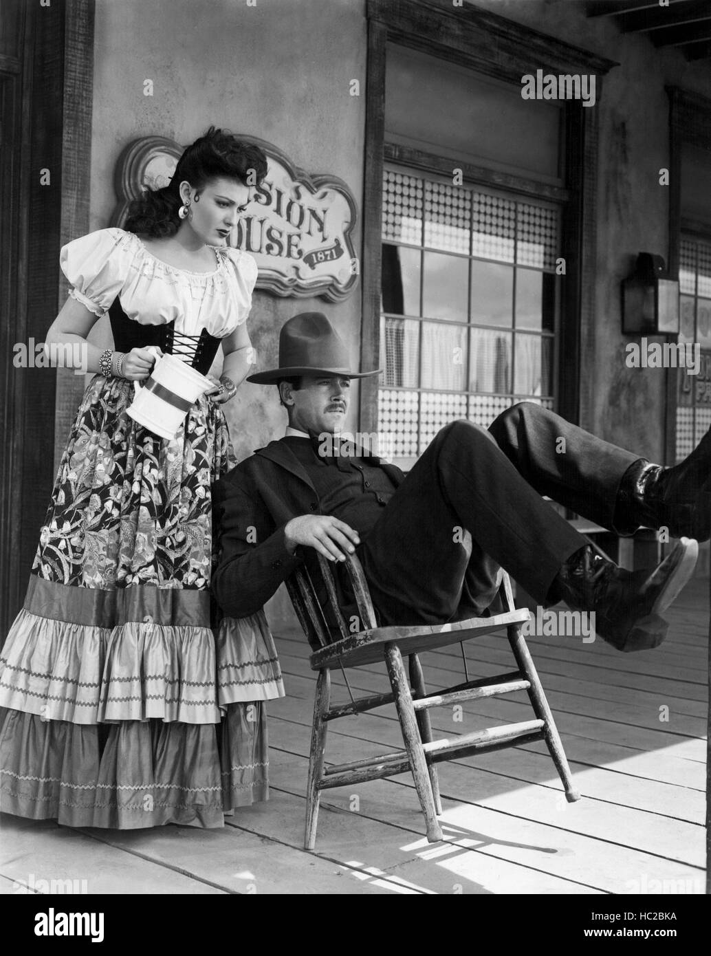 MY DARLING CLEMENTINE, Linda Darnell, Henry Fonda (as Wyatt Earp), 1946 ...