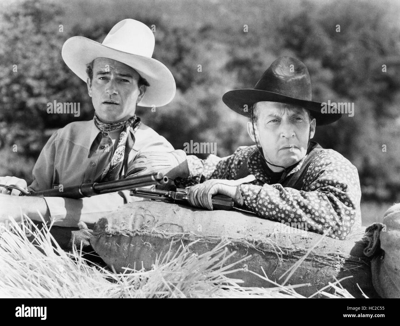 THE NEW FRONTIER, John Wayne, Raymond Hatton, 1935 Stock Photo - Alamy