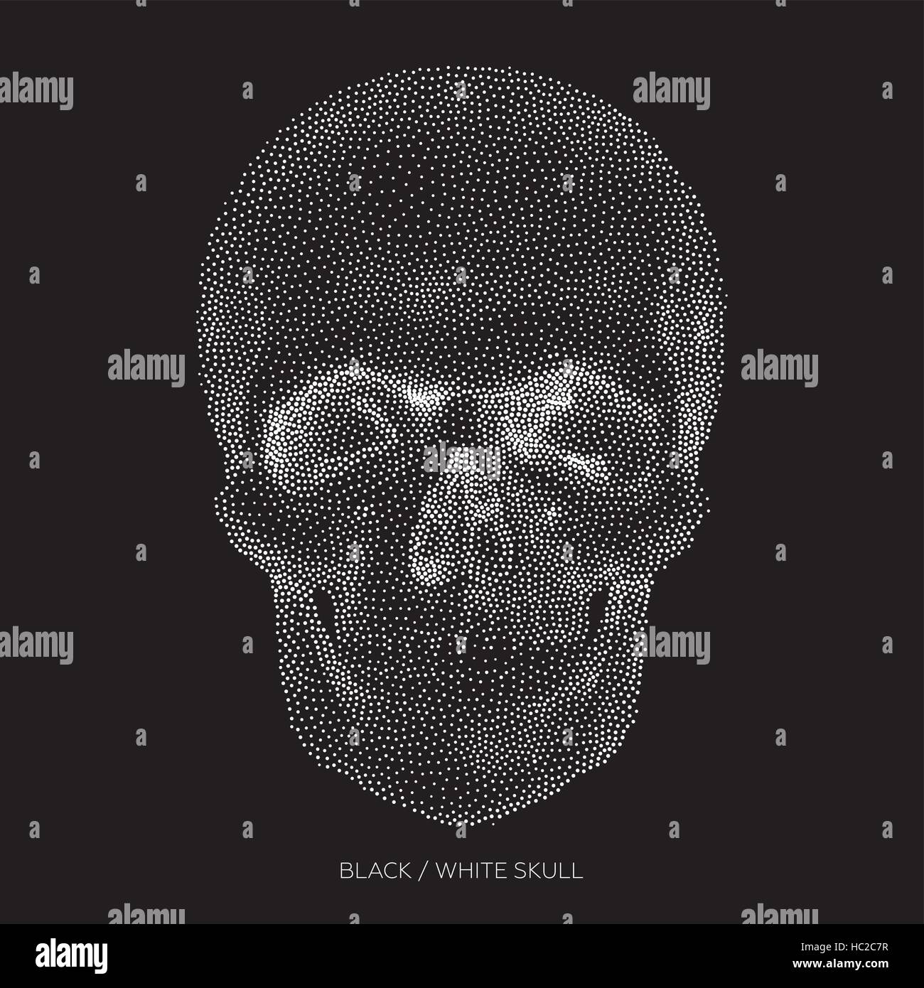 Skull etching vintage Stock Vector Images - Alamy