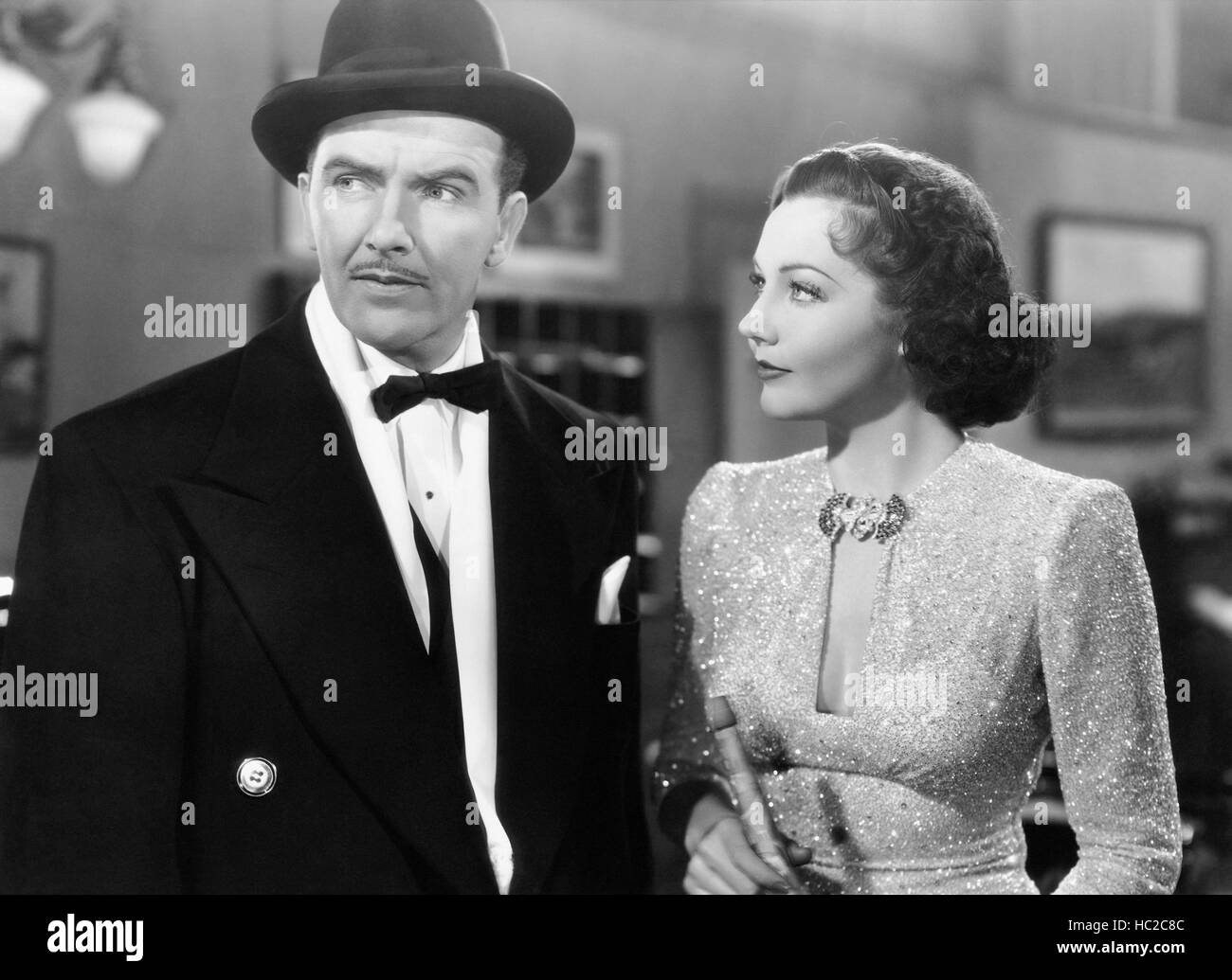 NEWS IS MADE AT NIGHT, from left, Preston Foster, Lynn Bari, 1939, TM and copyright ©20th ...