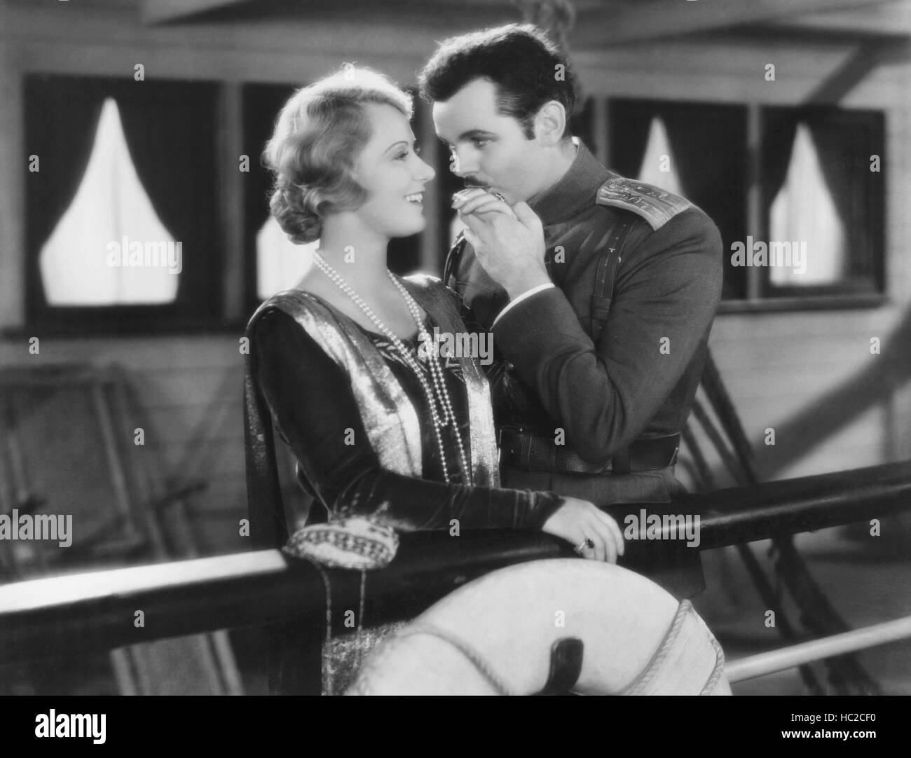 NEW MOON, from left: Grace Moore, Lawrence Tibbett, 1931 Stock Photo ...