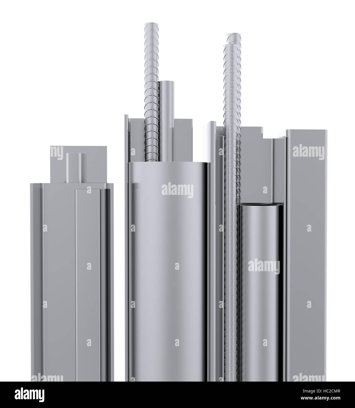 Rolled metal products Stock Photo - Alamy