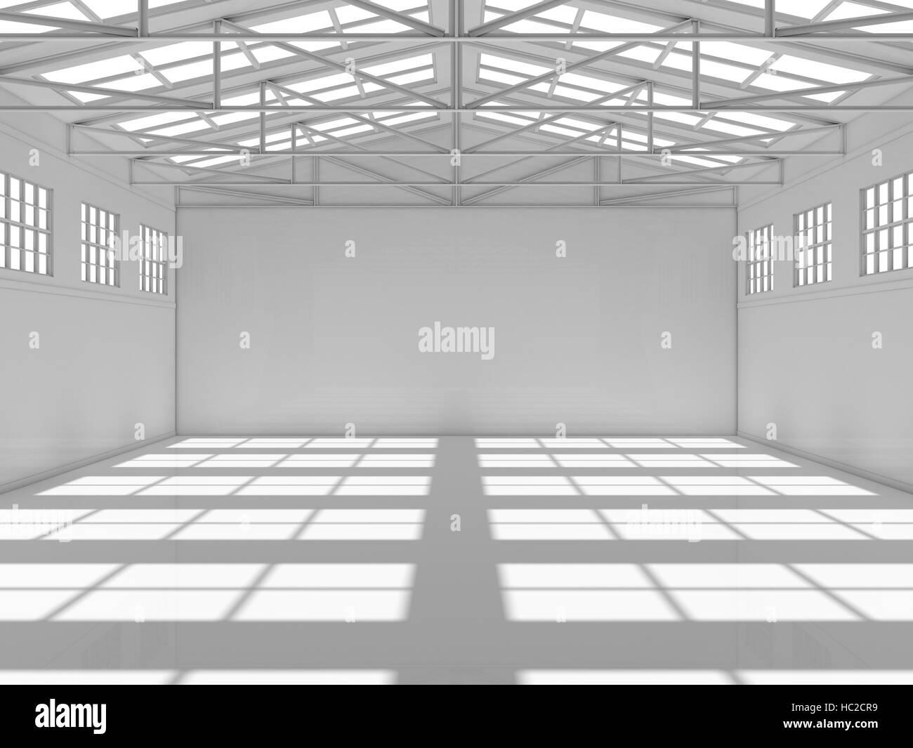 Interior modern factory Black and White Stock Photos & Images - Alamy