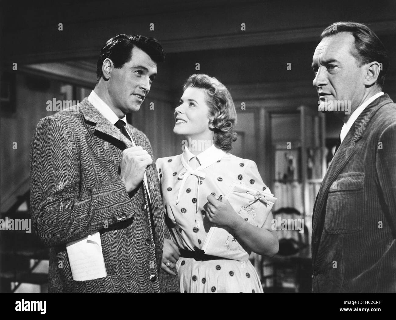 NEVER SAY GOODBYE, from left: Rock Hudson, Cornell Borchers, George ...