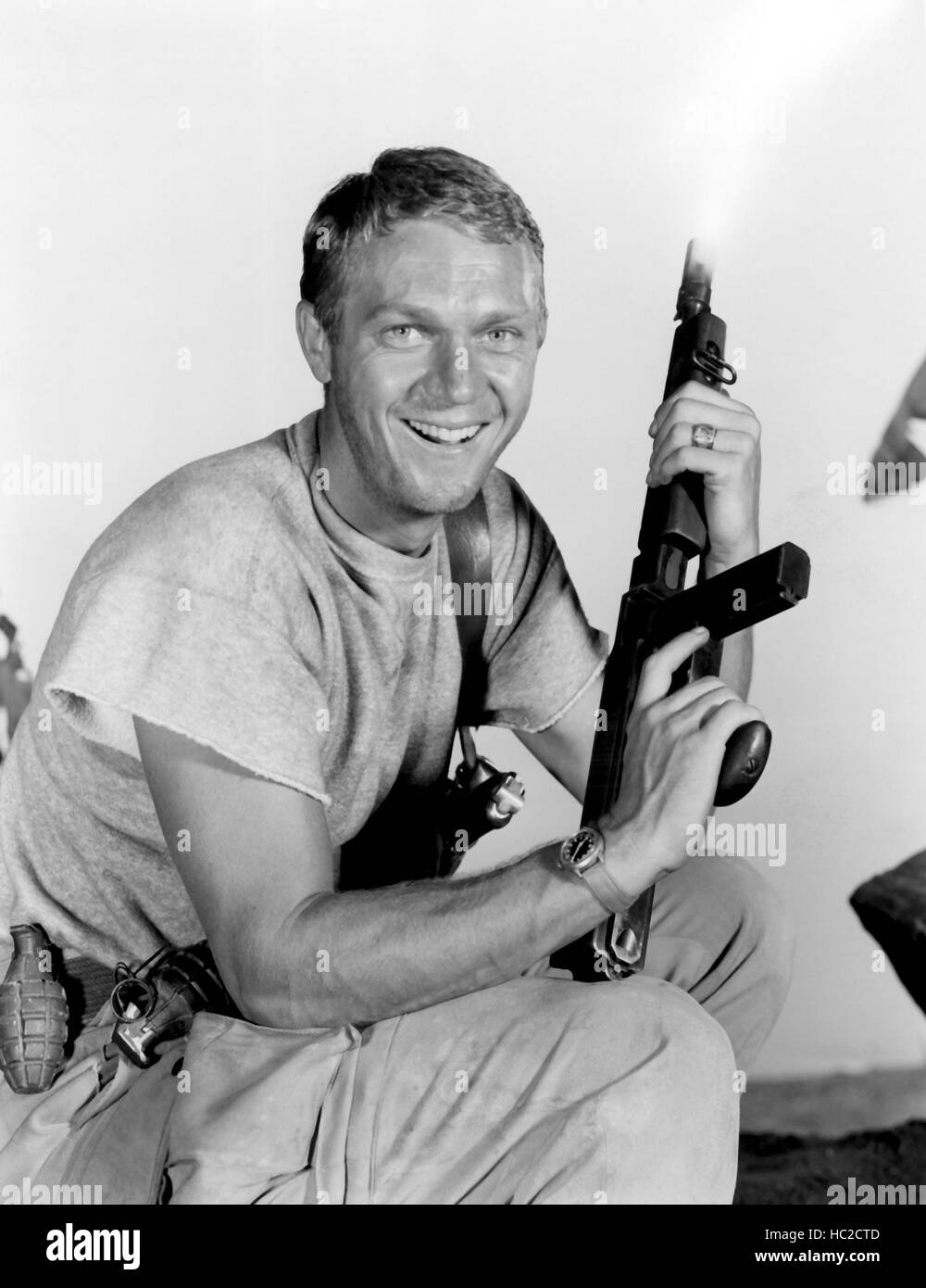 NEVER SO FEW, Steve McQueen, 1959, smiling Stock Photo - Alamy