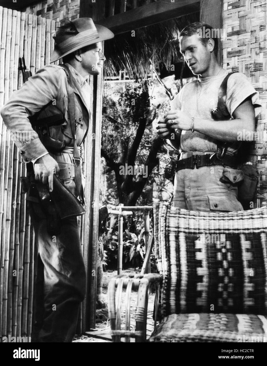 NEVER SO FEW, Frank Sinatra, Steve McQueen, 1959 Stock Photo - Alamy