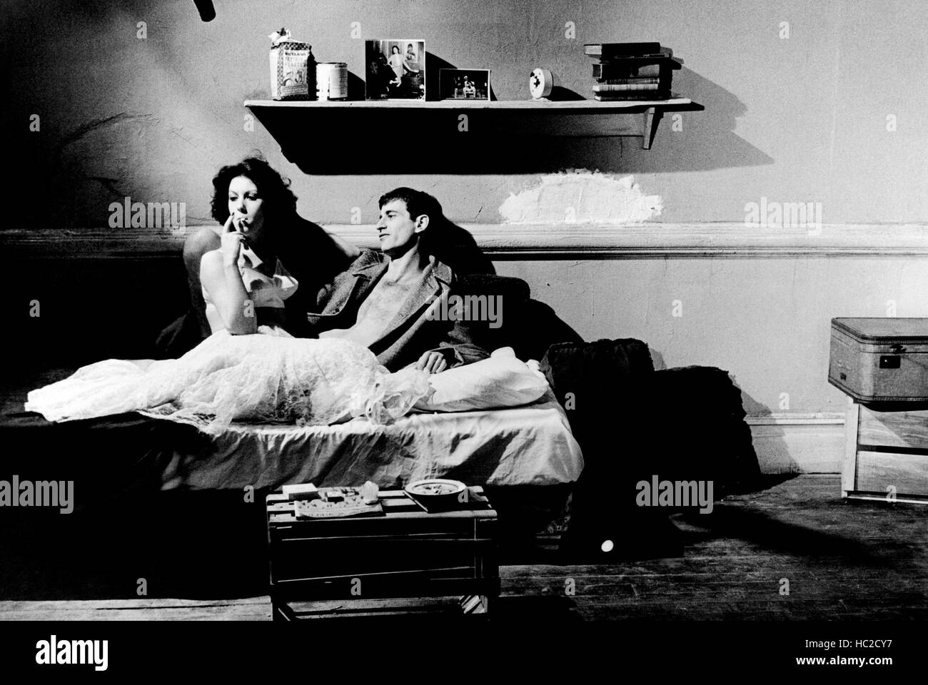 NEXT STOP, GREENWICH VILLAGE, from left, Ellen Greene, Lenny Baker ...