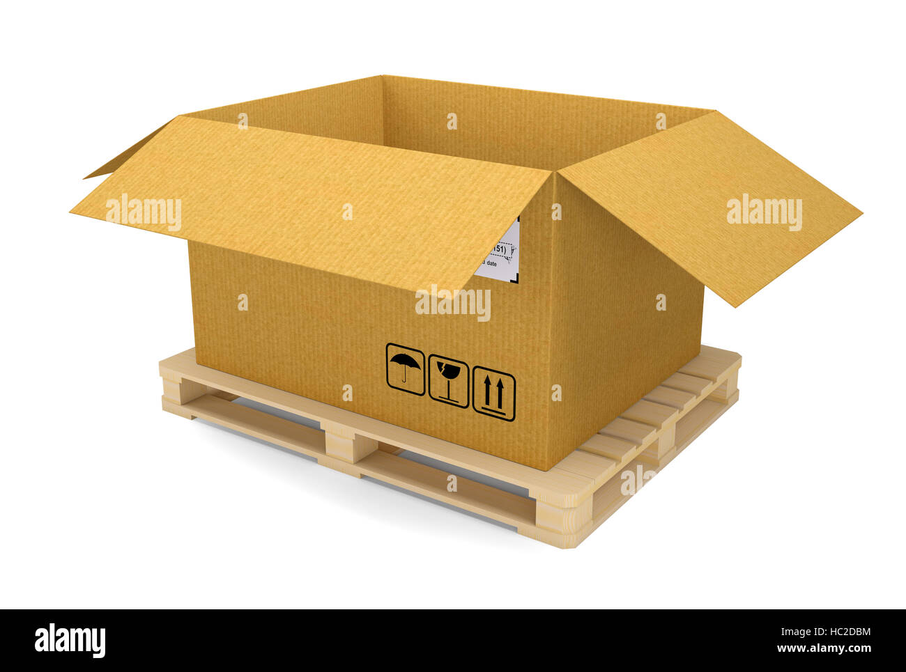 Box on pallet hi-res stock photography and images - Alamy