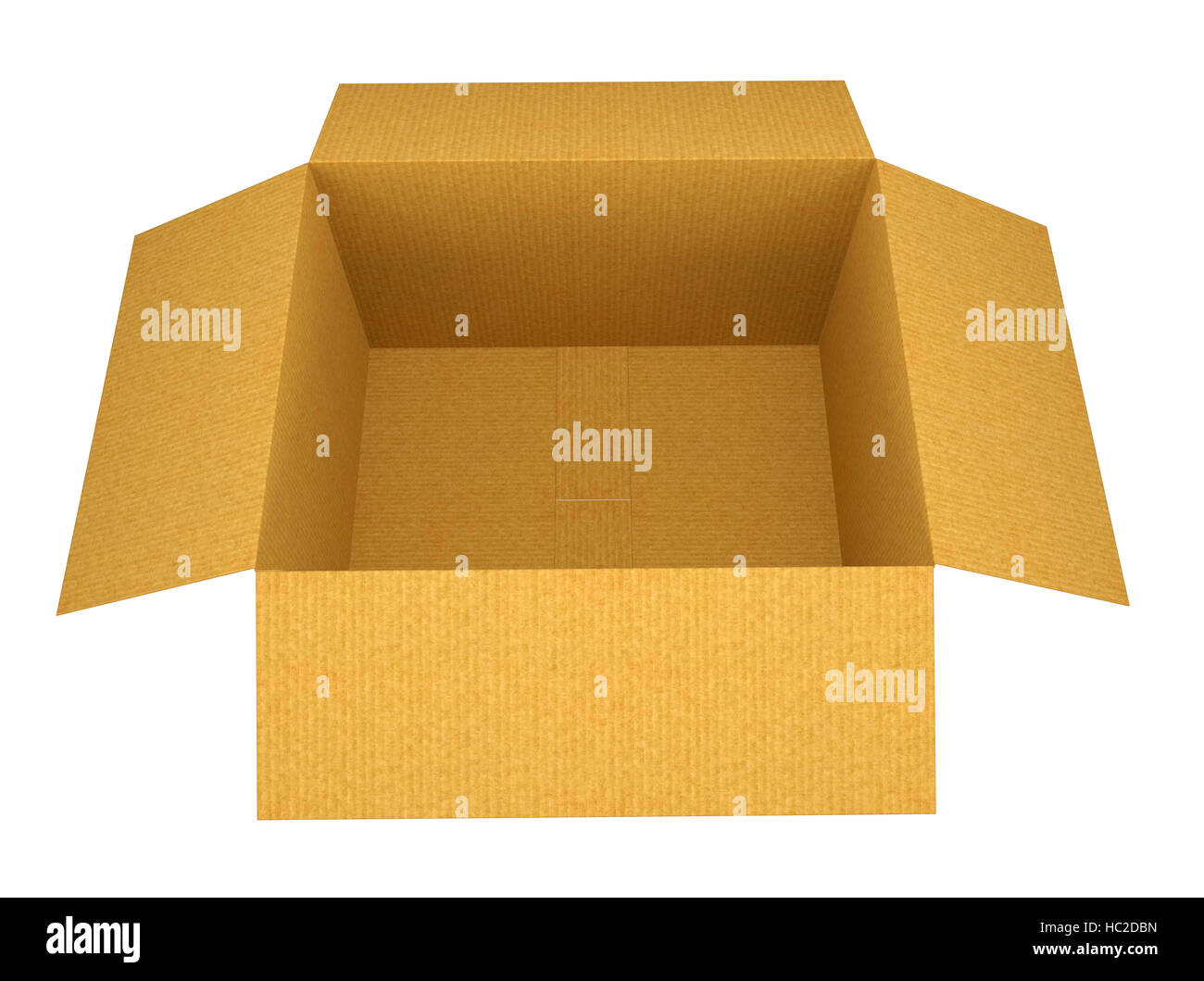 Open Cardboard Box Stock Photo - Alamy