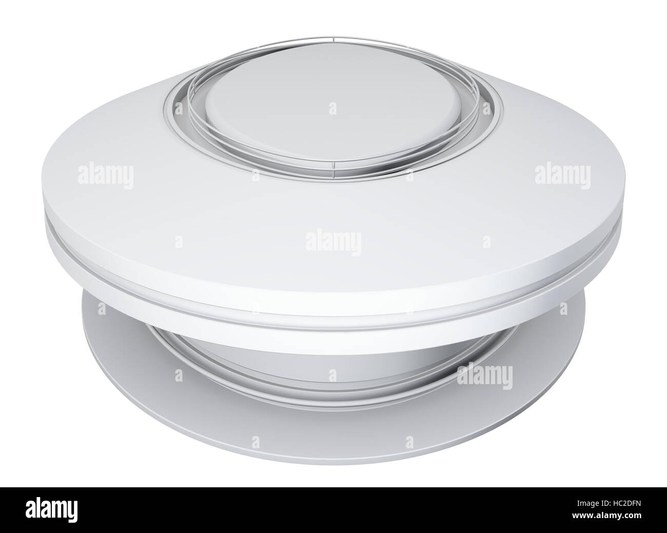 Empty white circle table Stock Photo - Alamy