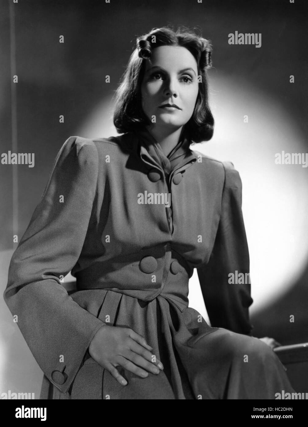 NINOTCHKA, Greta Garbo, portrait by Clarence Sinclair Bull, 1939 Stock ...