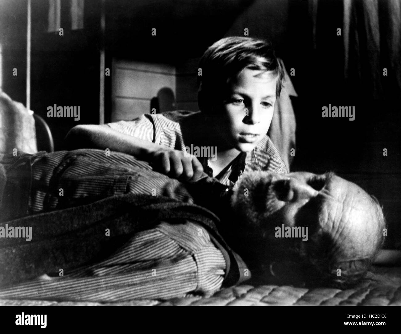 THE NIGHT OF THE HUNTER, from left, Billy Chapin, James Gleason, 1955 ...
