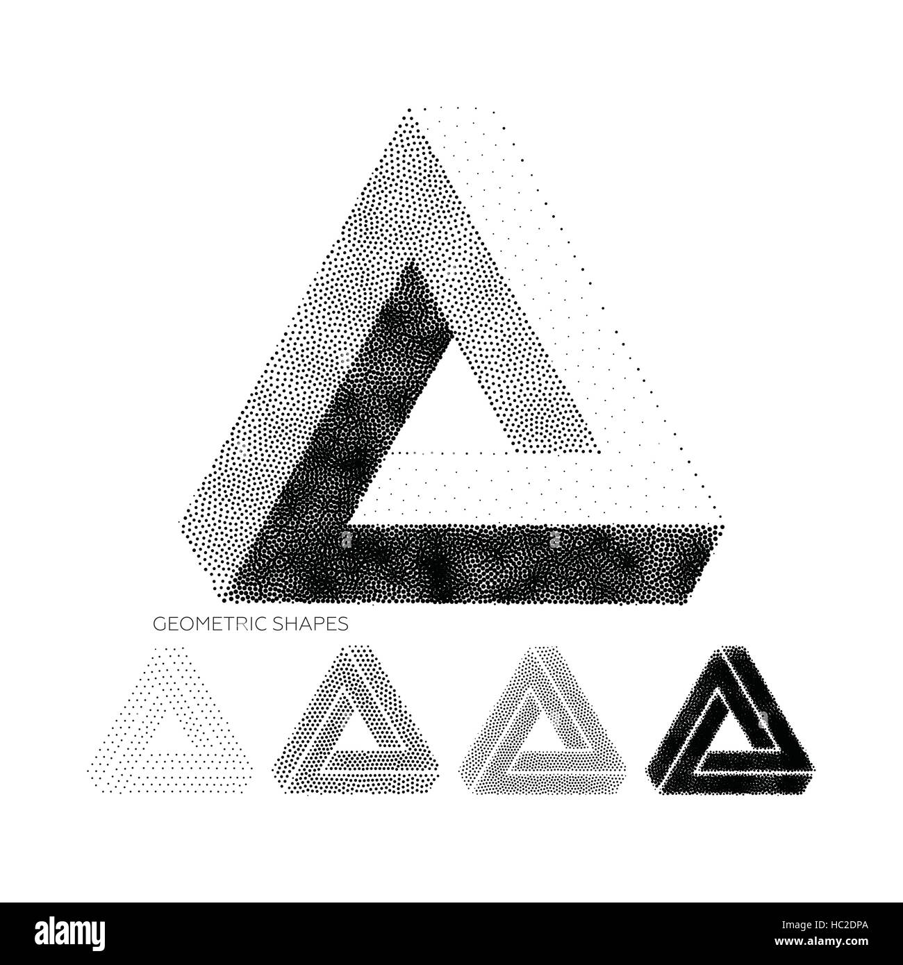 Vector geometric abstract 3D Triangles Stock Vector Image & Art - Alamy