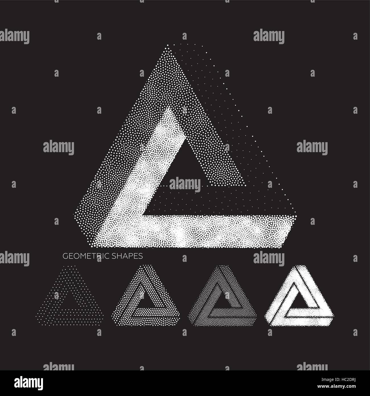 Vector geometric abstract 3D Triangles Stock Vector Image & Art - Alamy