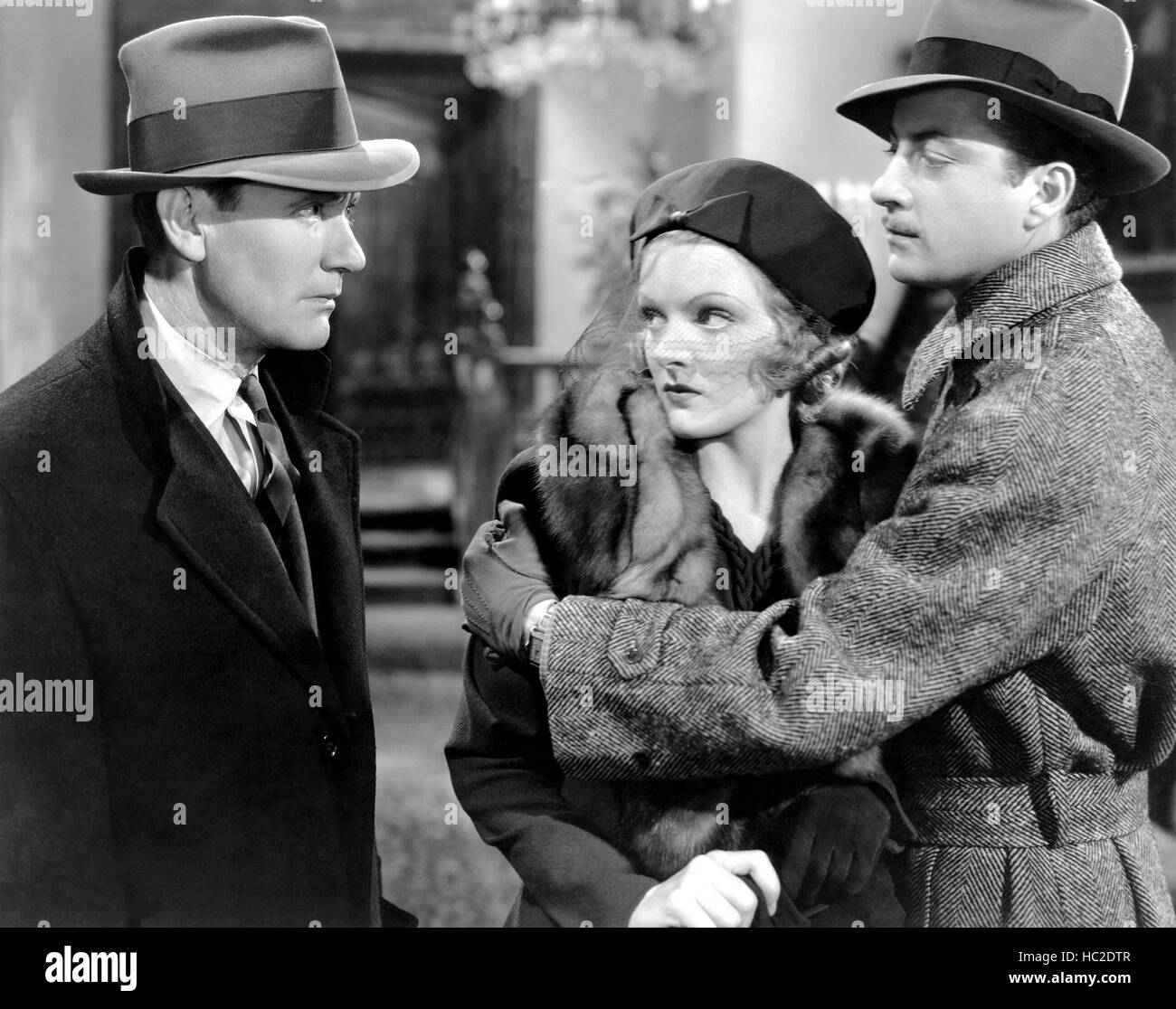 NIGHT OF MYSTERY, from left: Roscoe Karns, Helen Burgess, Grant ...