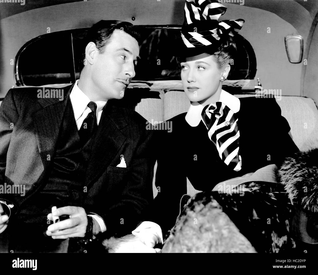 A NIGHT OF ADVENTURE, from left, Tom Conway, Audrey Long, 1944 Stock ...