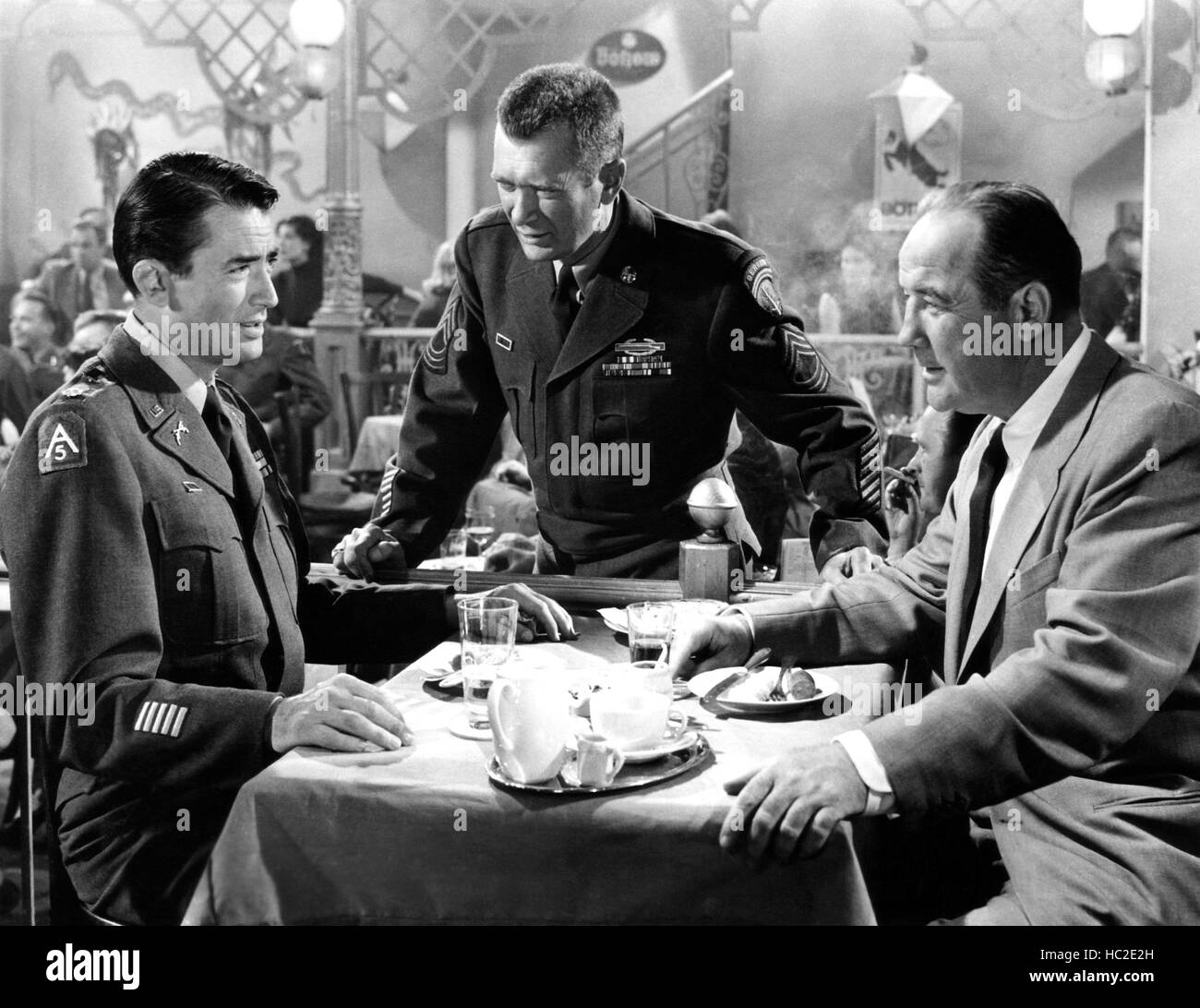 NIGHT PEOPLE, Gregory Peck, Buddy Ebsen, Broderick Crawford, 1954, (c ...