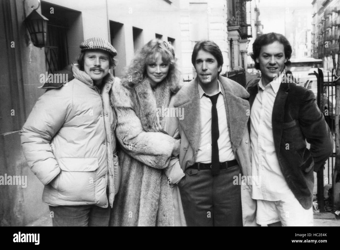 NIGHT SHIFT director Ron Howard, Shelley Long, Henry Winkler, Michael ...