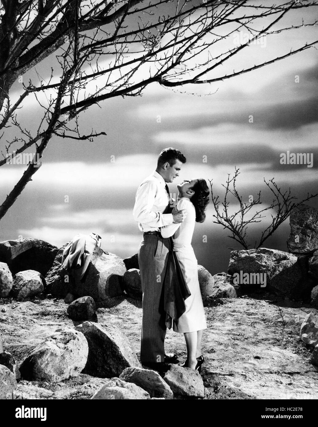 THE NIGHT THE WORLD EXPLODED, from left: William Leslie, Kathryn Grant ...