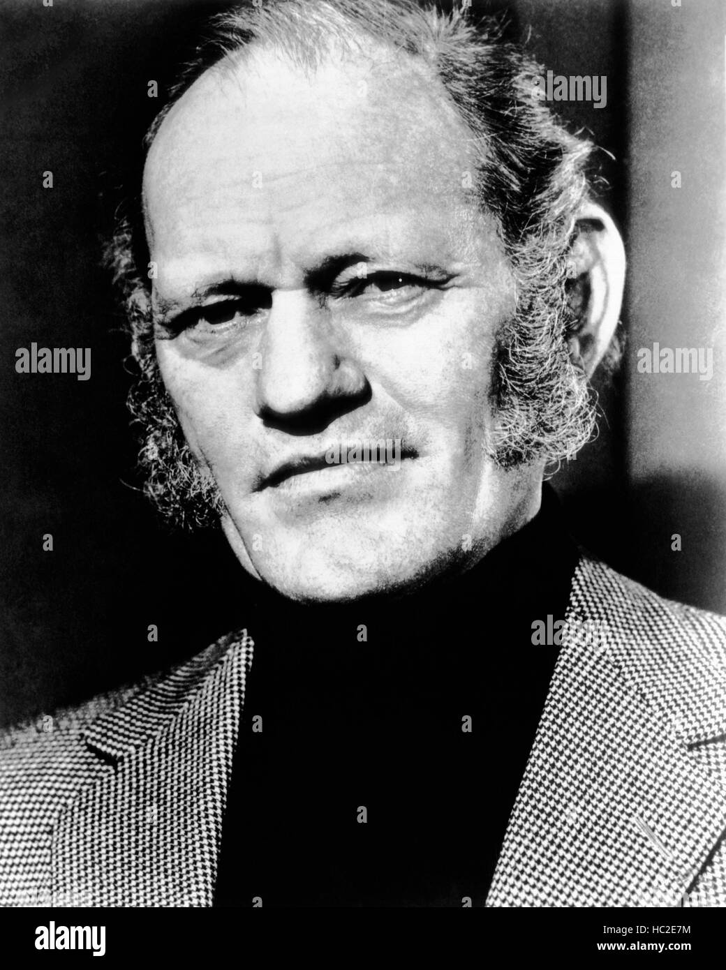 THE NIGHT THEY RAIDED MINSKY'S, Harry Andrews, out of costume on-set ...