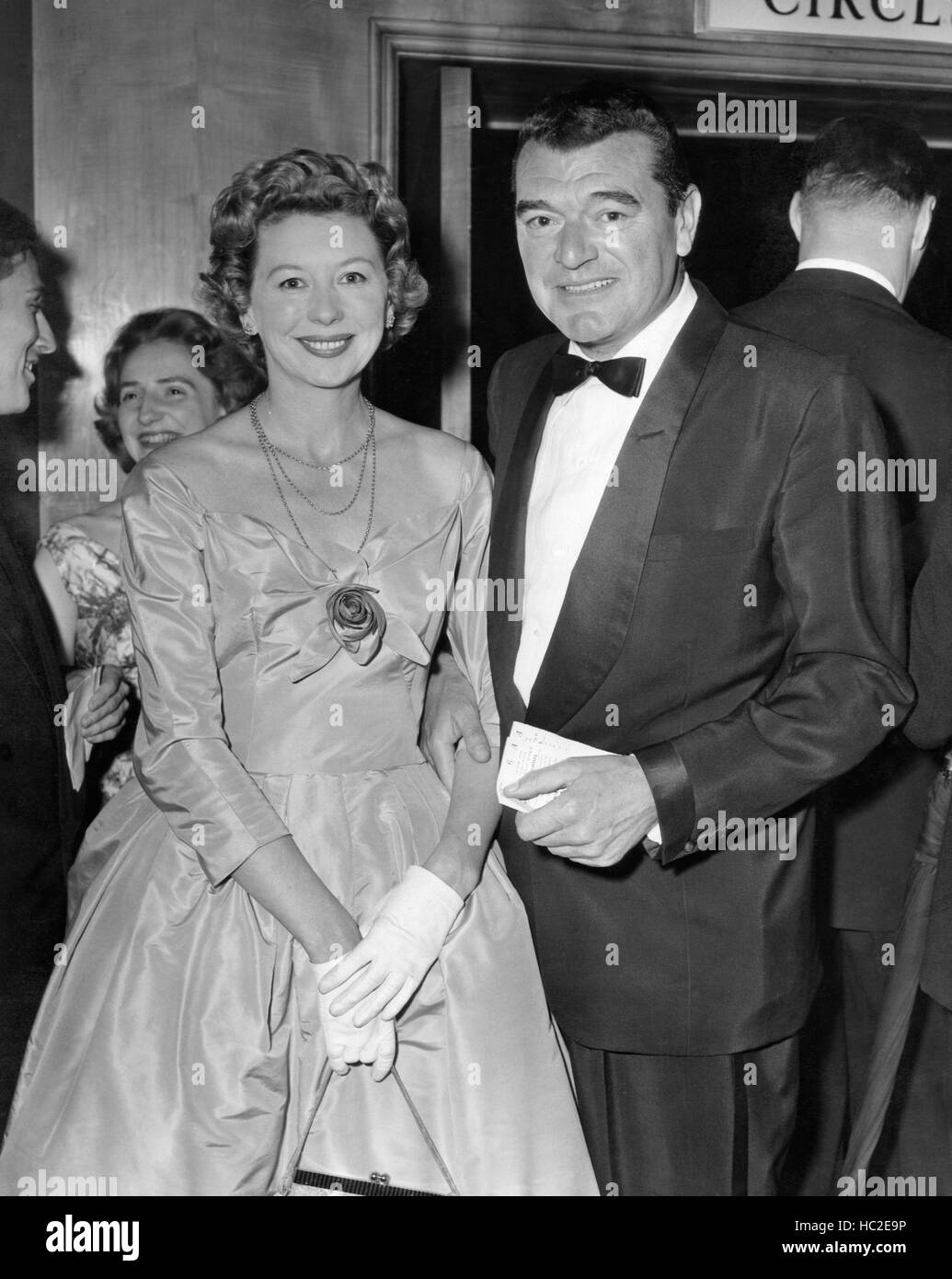 A NIGHT TO REMEMBER, from left: Doreen and Jack Hawkins attending world ...