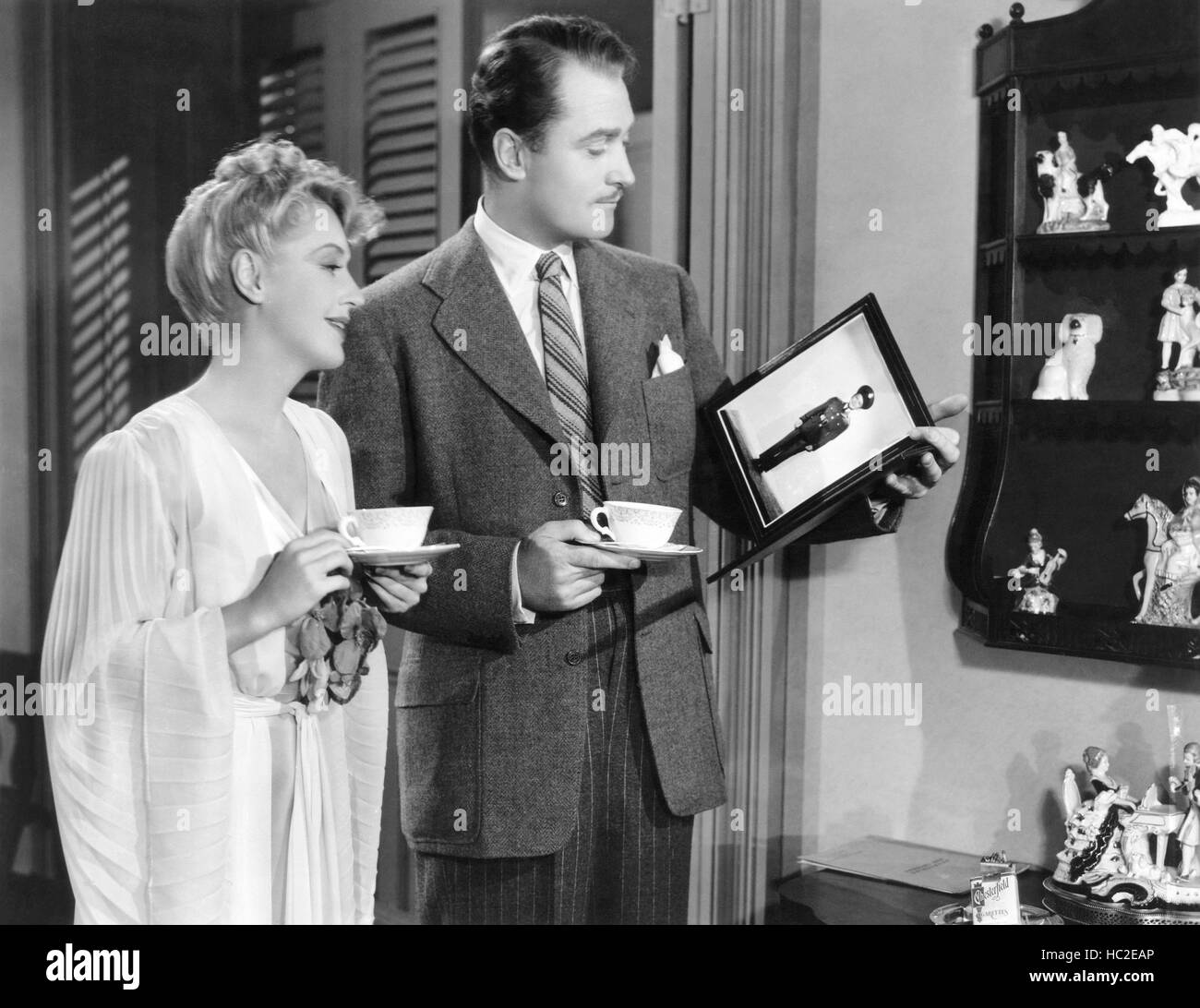 A NIGHT TO REMEMBER, from left: Lee Patrick, Brian Aherne, 1943 Stock ...