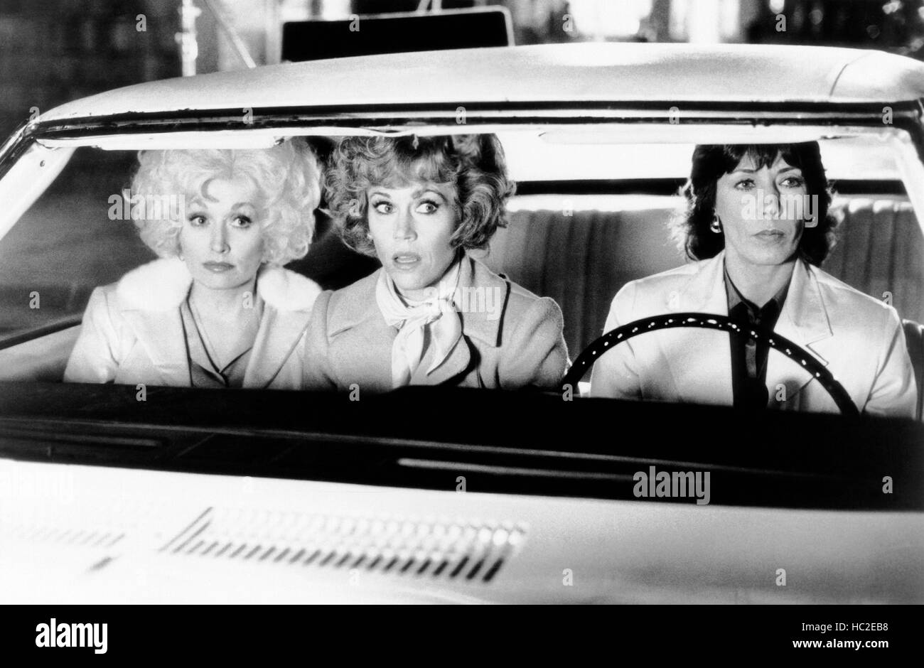 NINE TO FIVE, (aka 9 TO 5), from left, Dolly Parton, Jane Fonda, Lily ...