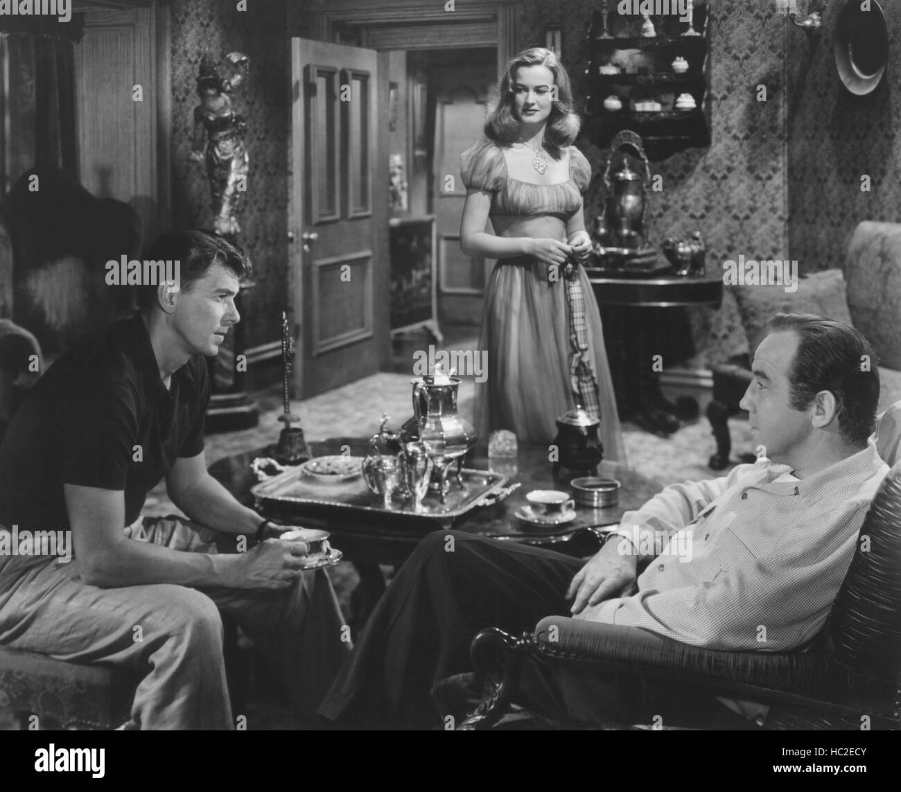 NIGHT UNTO NIGHT, from left: Ronald Reagan, Osa Massen, Broderick ...