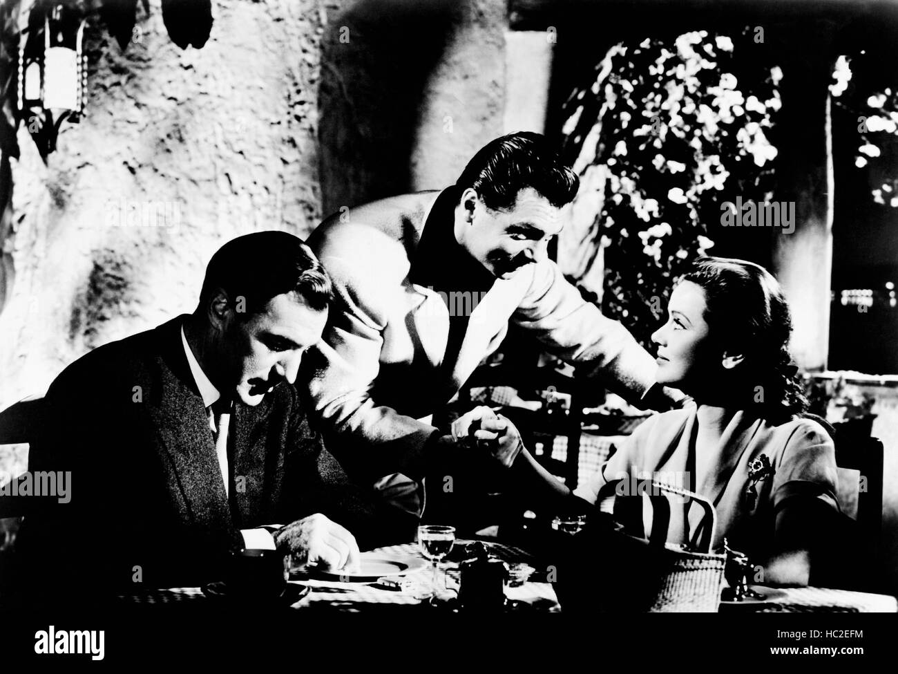 NIGHT WITHOUT STARS, from left: David Farrar, Gerard Landry, Nadia Gray ...