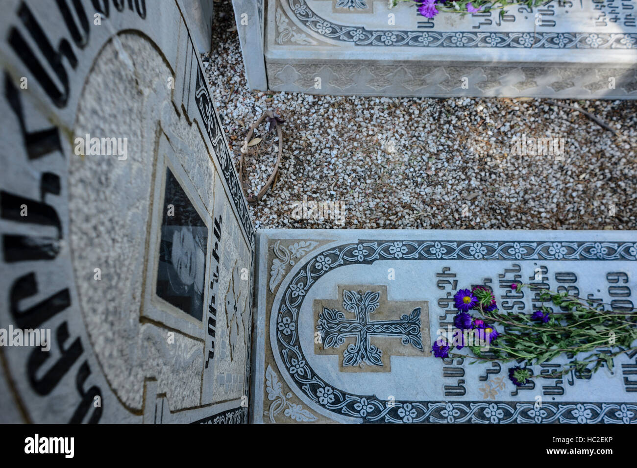 Armenian cemetery, Iran Stock Photo - Alamy