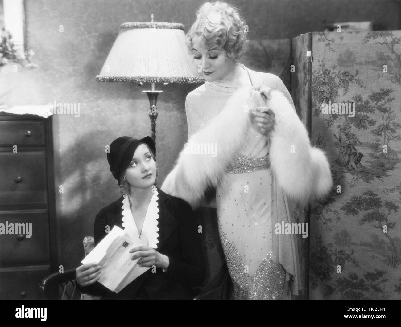 NOTORIOUS BUT NICE From Left Marian Marsh Betty Compson 1933 Stock notorious-but-nice-from-left-marian-marsh-betty-compson-1933-stock