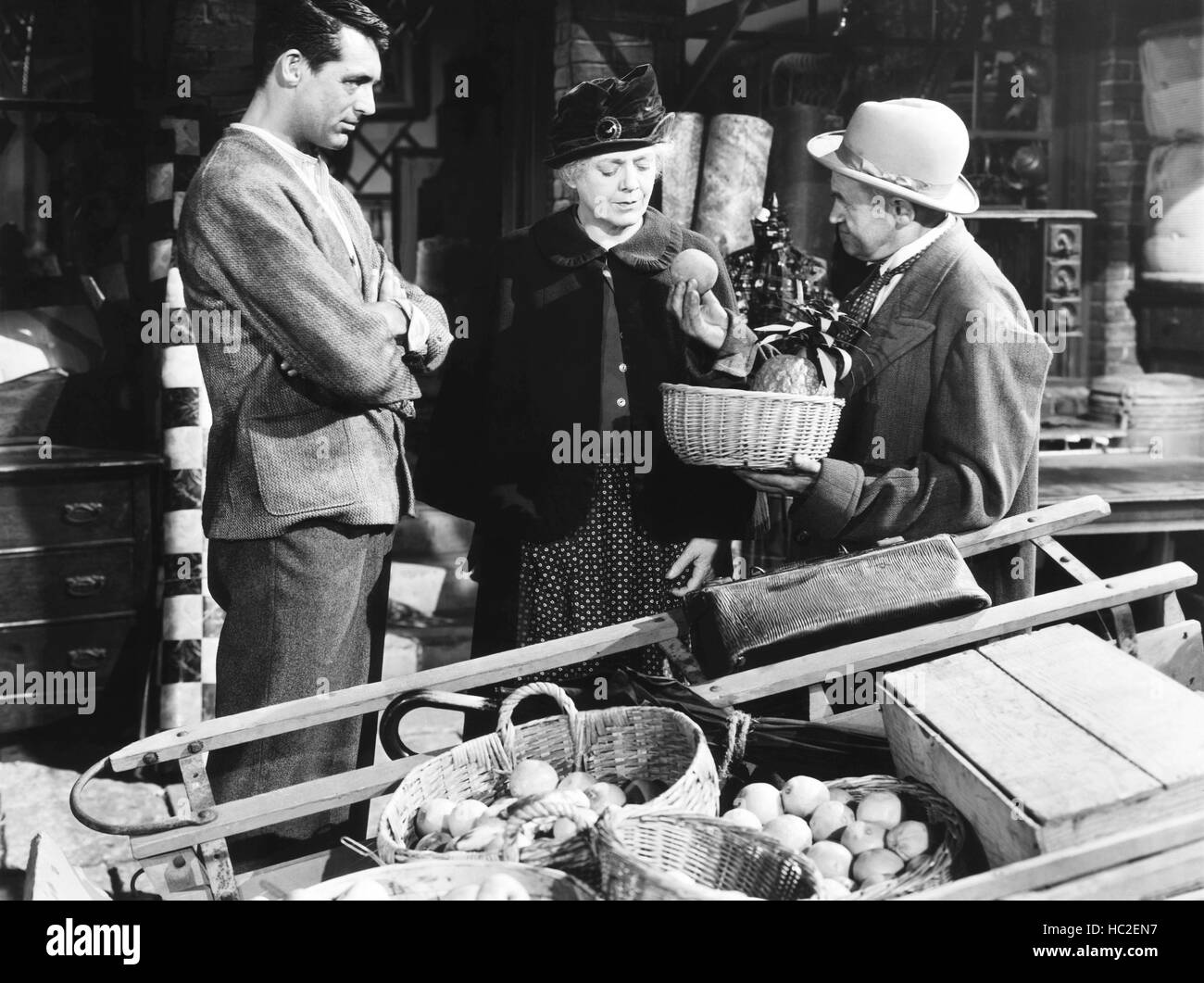 NONE BUT THE LONELY HEART, from left: Cary Grant, Ethel Barrymore ...