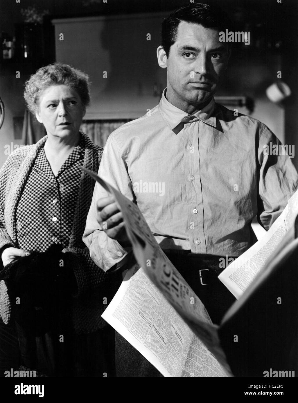 NONE BUT THE LONELY HEART, Ethel Barrymore, Cary Grant, 1944 Stock ...