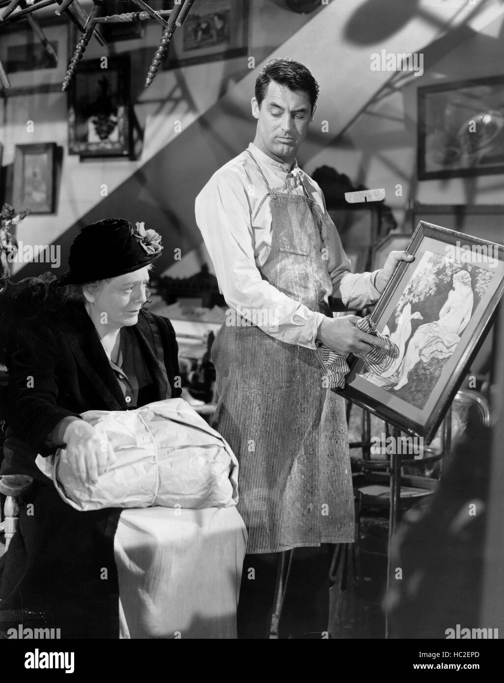 NONE BUT THE LONELY HEART, Ethel Barrymore, Cary Grant, 1944 Stock ...