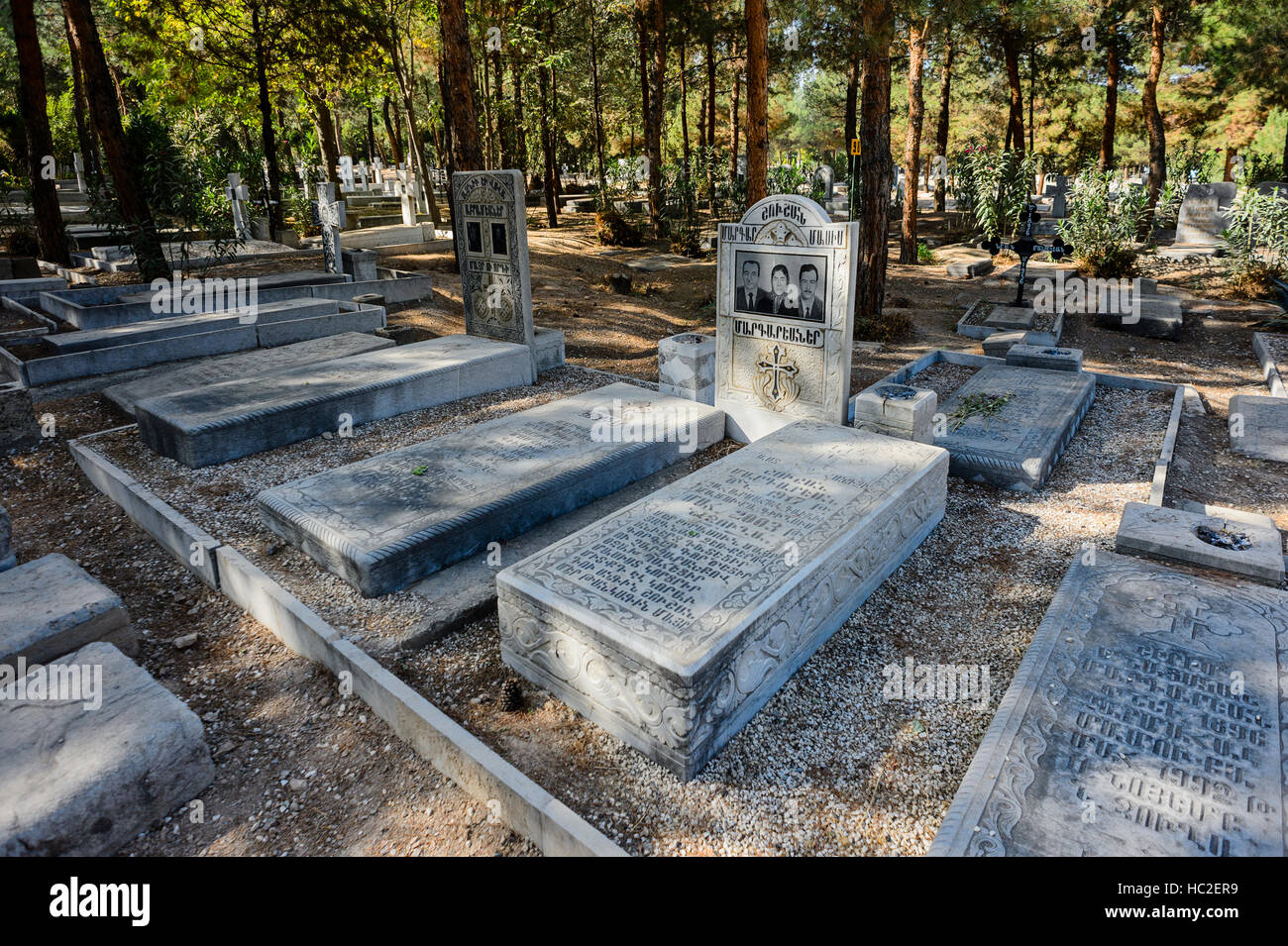 Armenian cemetery, Iran Stock Photo - Alamy