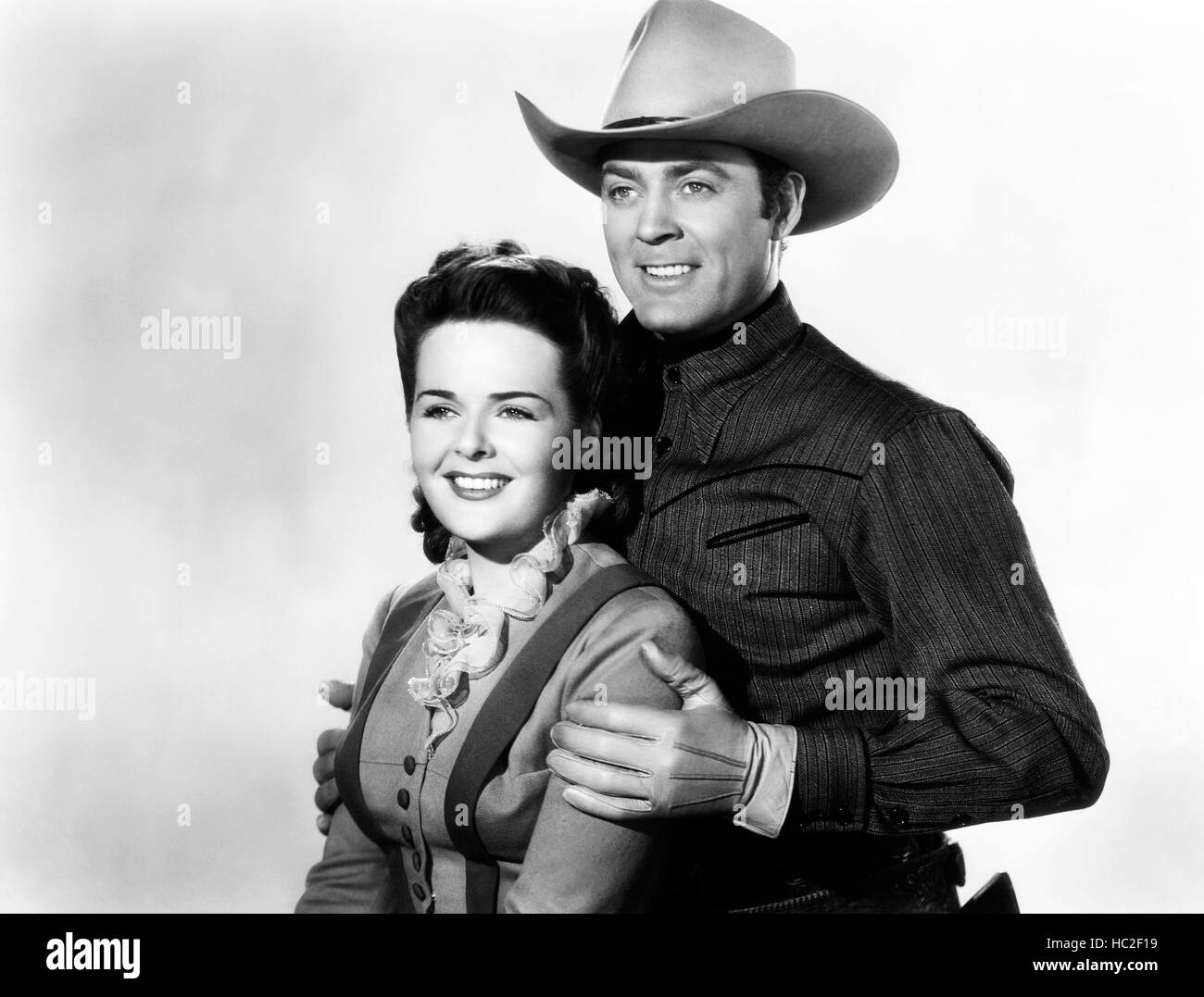 OKLAHOMA BADLANDS, from left: Mildred Coles, Allan Lane, 1948 Stock ...