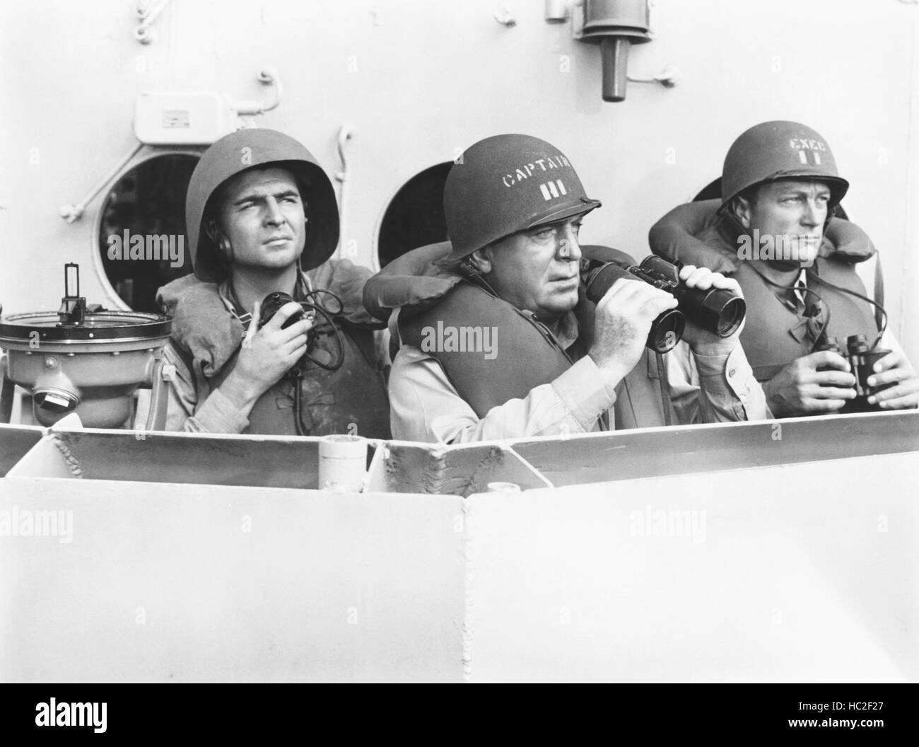 OKINAWA, from left: Norman Budd, Pat O'Brien, Richard Denning, 1952 ...