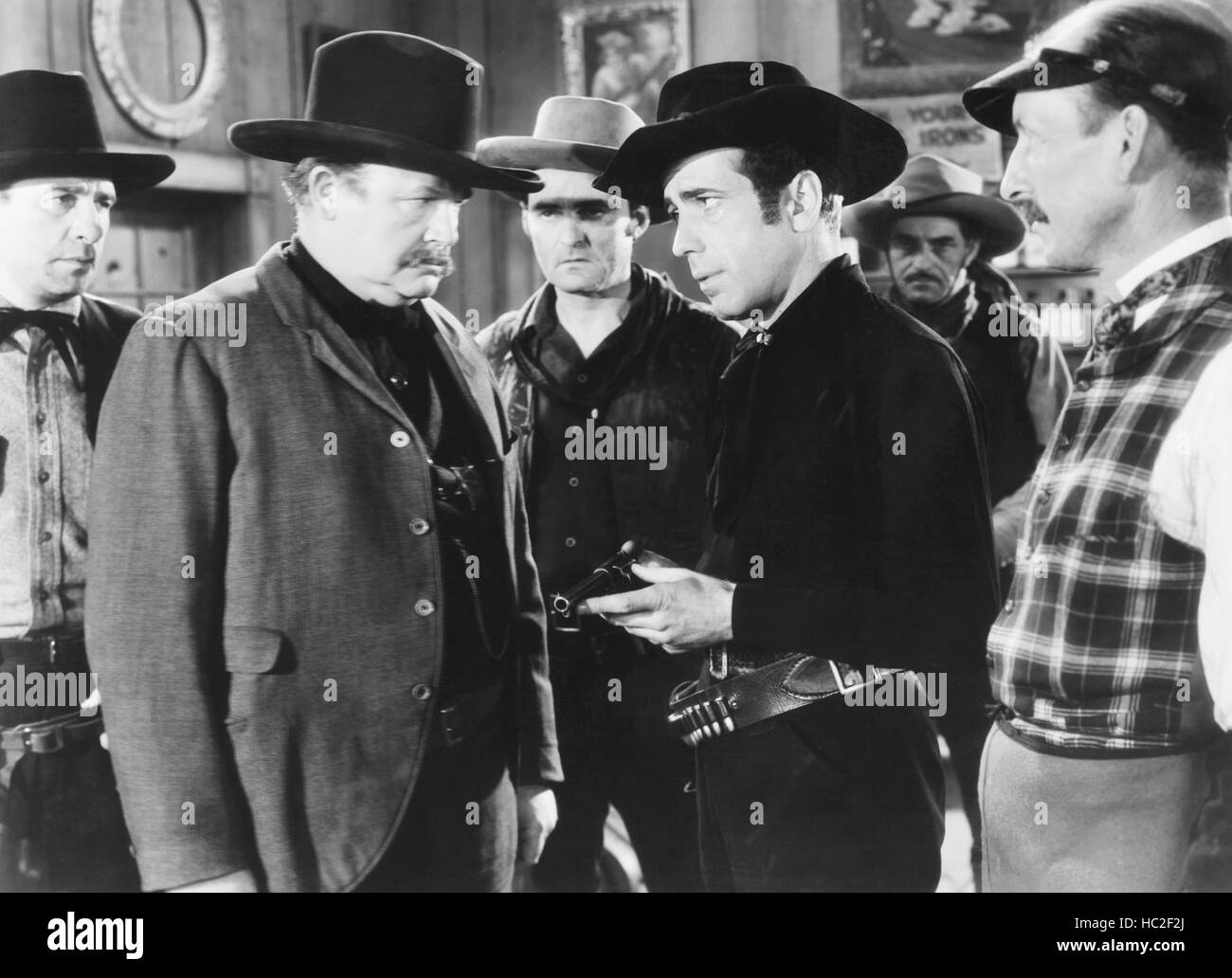 THE OKLAHOMA KID, second left: Wade Boteler; back center: Edward Pawley ...