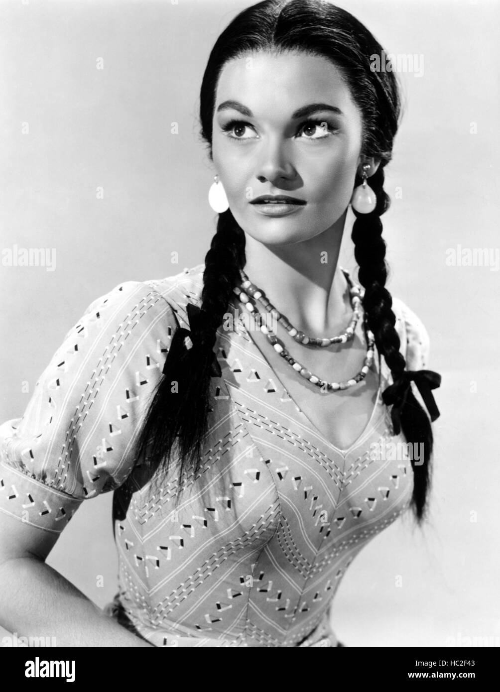 THE OKLAHOMAN, Gloria Talbott, 1957 Stock Photo - Alamy
