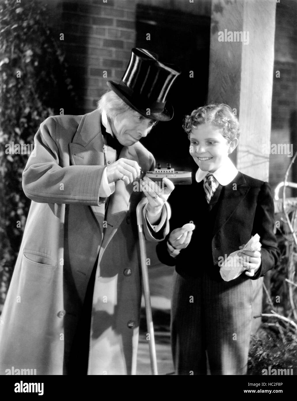 OLD ENGLISH, George Arliss, Leon Janney, 1930 Stock Photo - Alamy