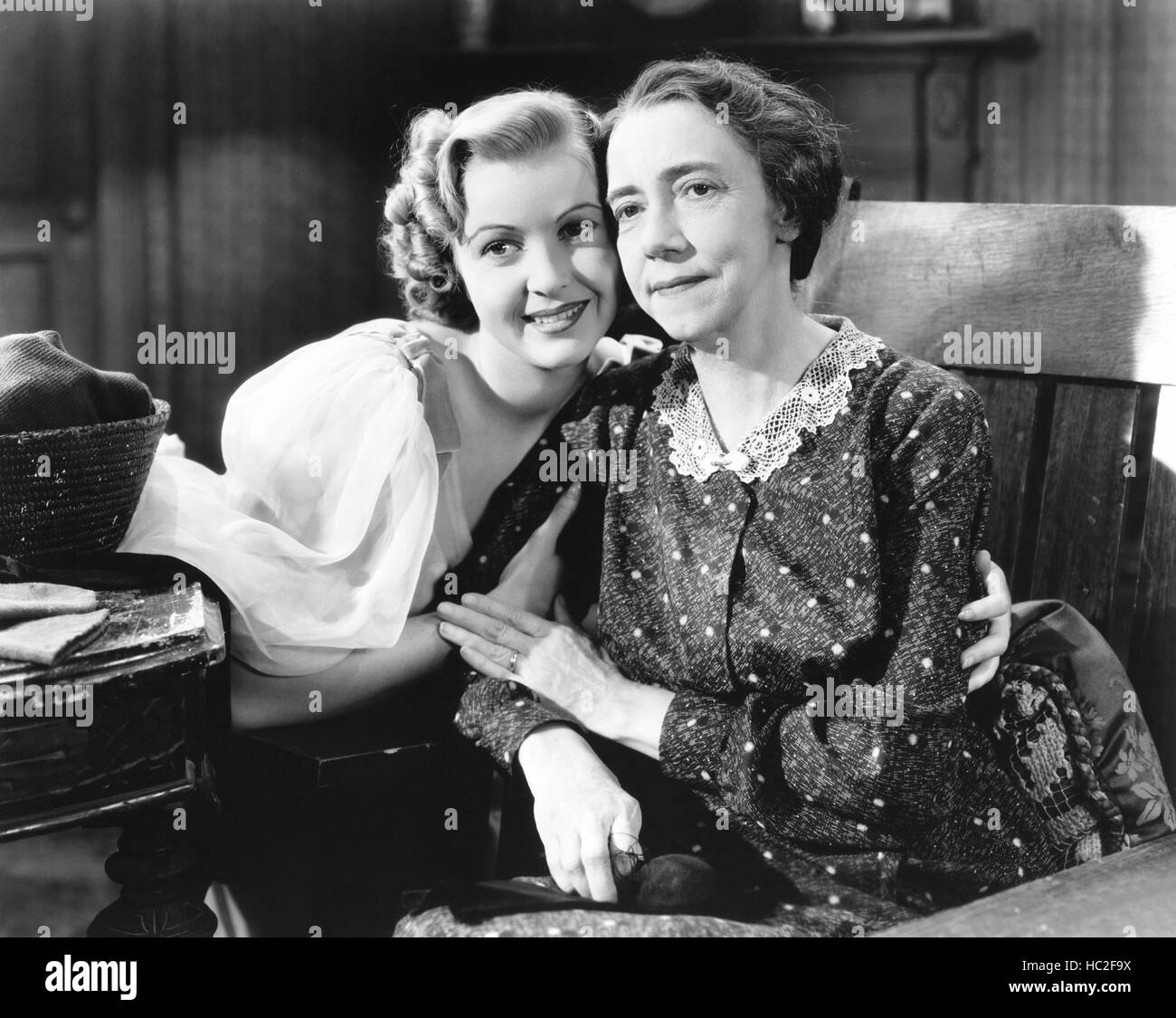 OLD HUTCH, from left, Cecilia Parker, Elizabeth Patterson, 1936 Stock ...