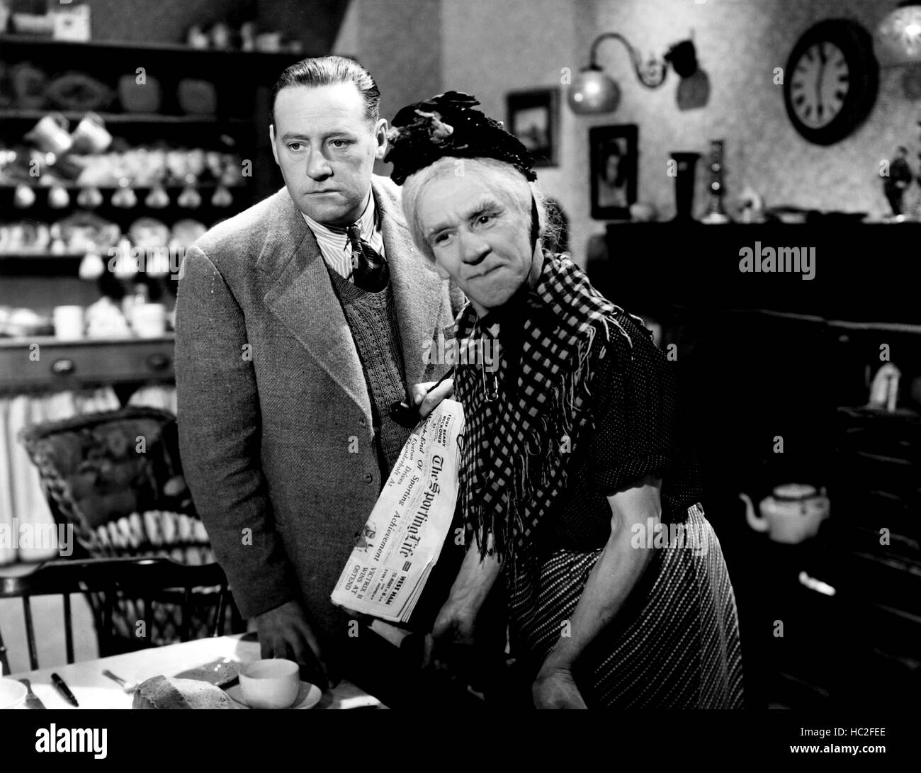 OLD MOTHER RILEY AT HOME, Arthur Lucan, (right) 1945 Stock Photo - Alamy