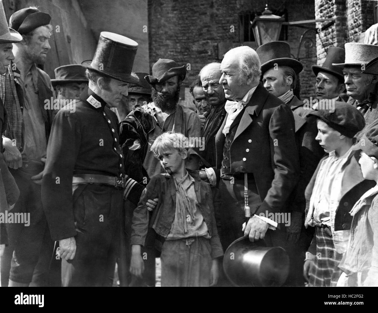 OLIVER TWIST, John Howard Davies, Henry Stephenson, 1948 Stock Photo ...