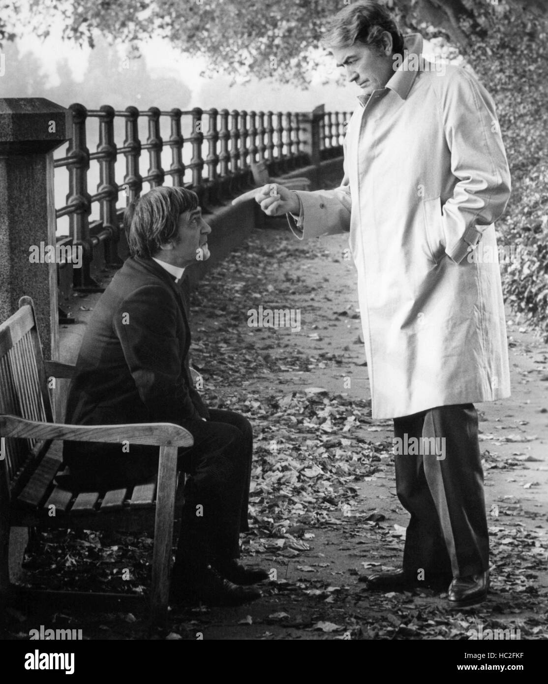 THE OMEN, Patrick Troughton, Gregory Peck, 1976, (c) 20th Century Fox ...