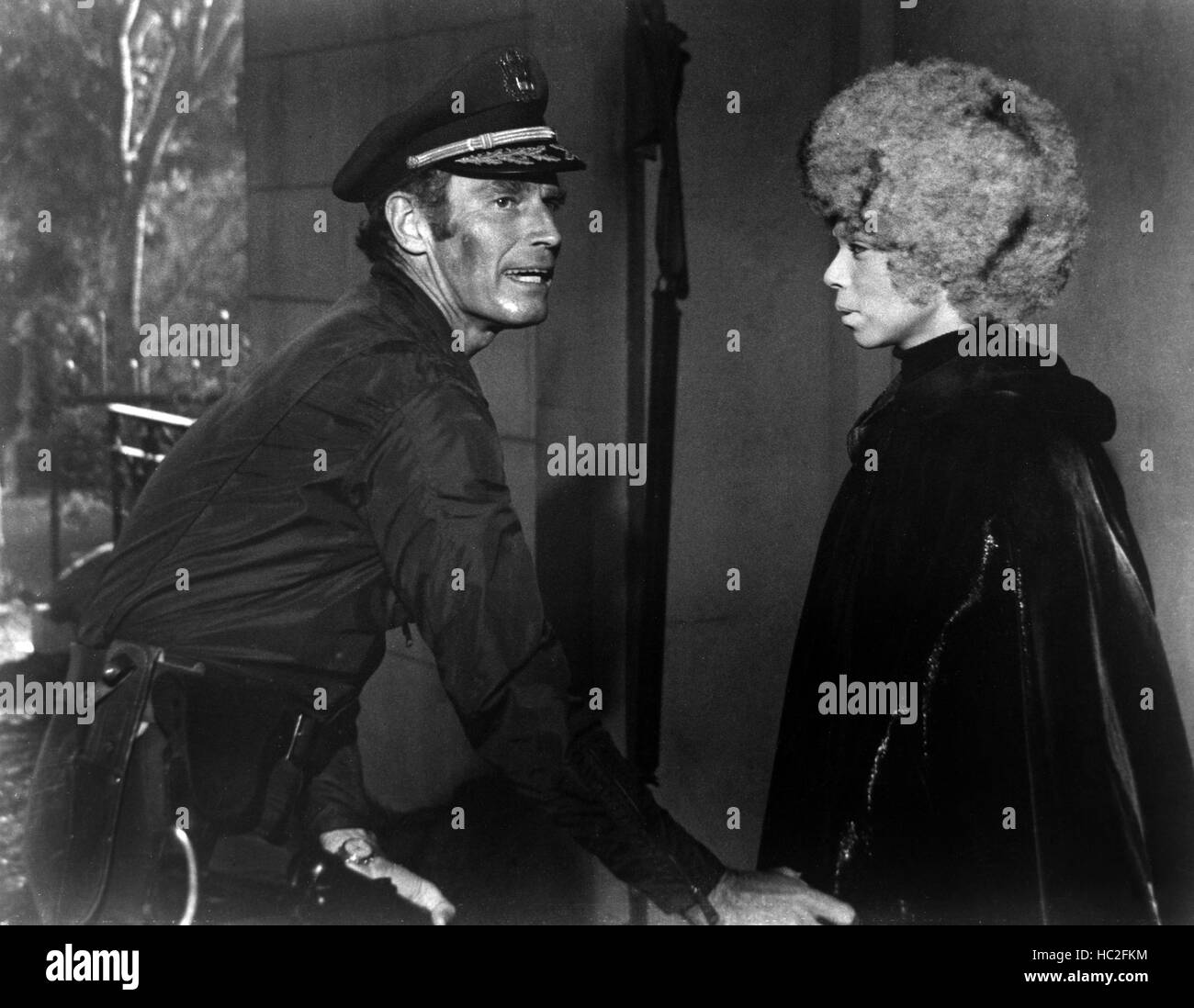 THE OMEGA MAN, Charlton Heston, Rosalind Cash, 1971 Stock Photo - Alamy