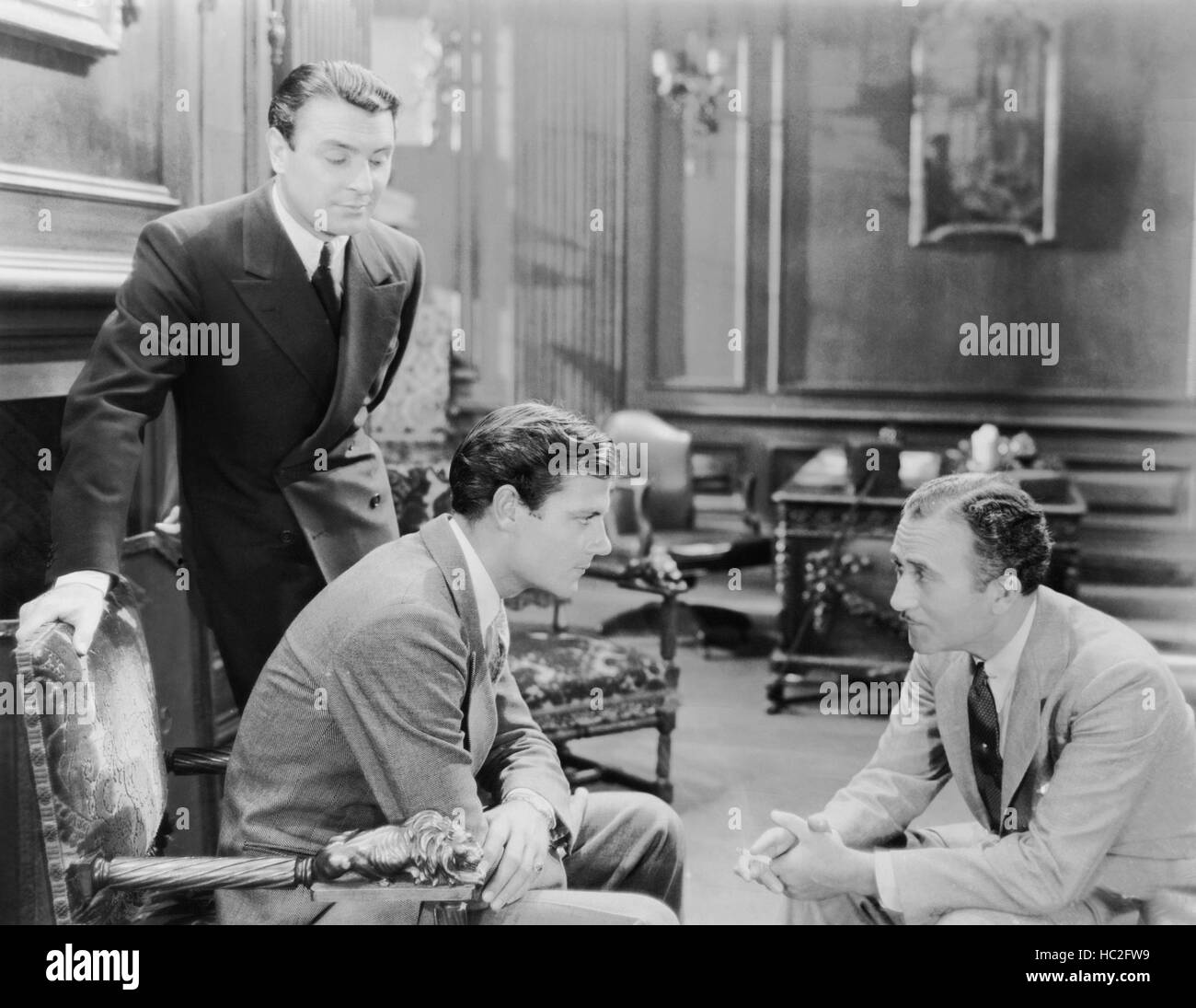 ONCE A SINNER, from left: George Brent, Joel McCrea, John Halliday ...