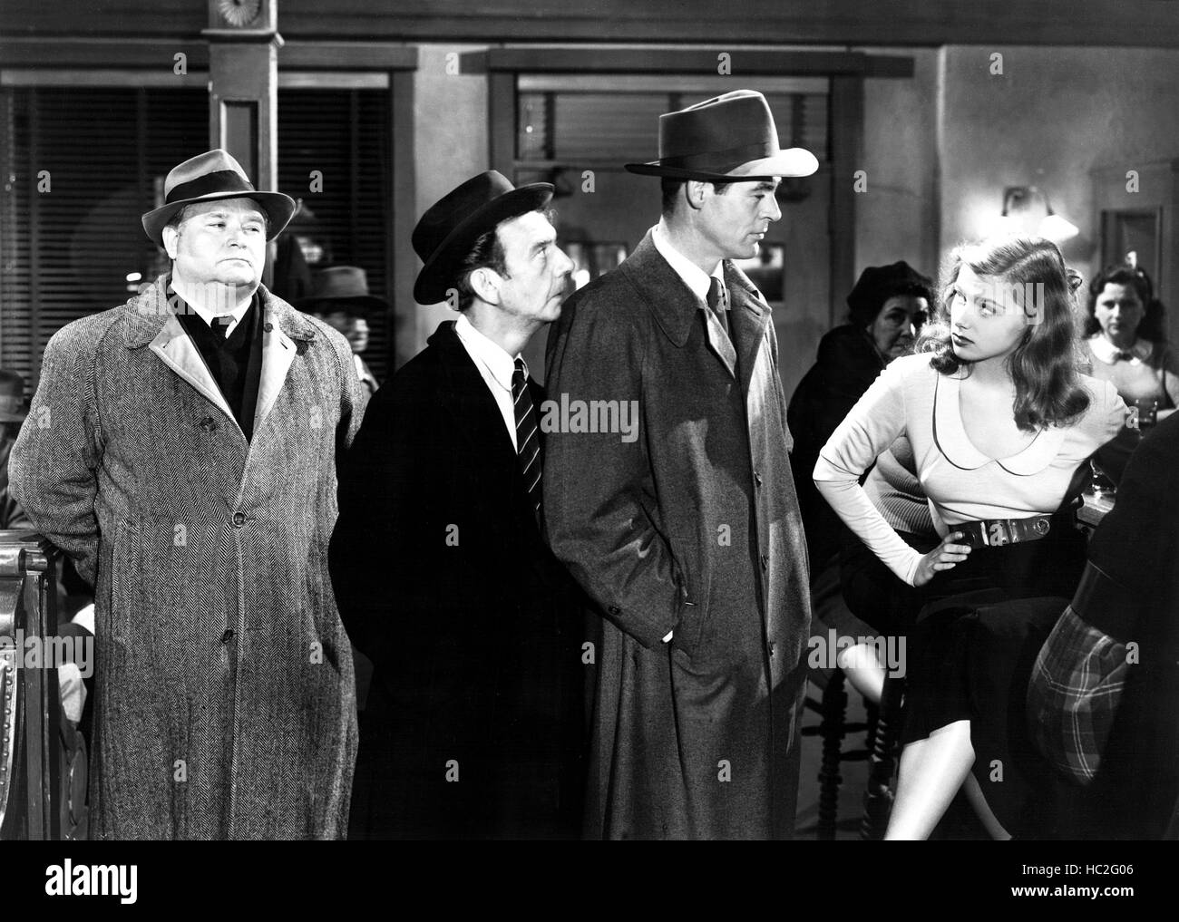 ON DANGEROUS GROUND, Charles Kemper, Gus Schilling, Robert Ryan, 1952 ...